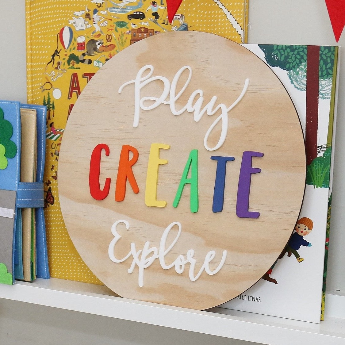 Play, Create, Explore - Classic Rainbow – zavyanne8