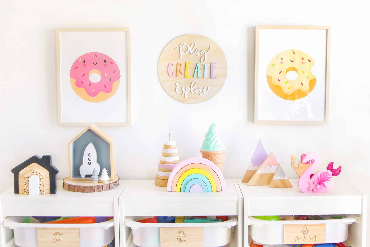 Play, Create, Explore - Pastel Rainbow – zavyanne8